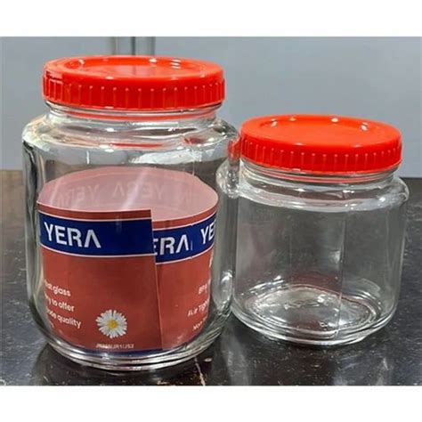 Yera Glass Storage Jars At Rs 70piece Surat Id 2849780154962