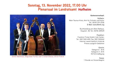 Do You Know The Sound Of 4 Double Basses