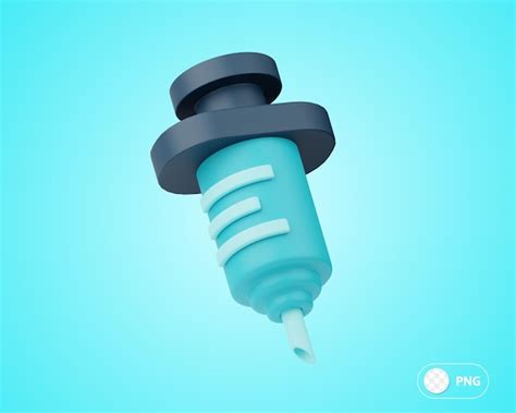 Premium Psd Syringe Medicine 3d Illustration