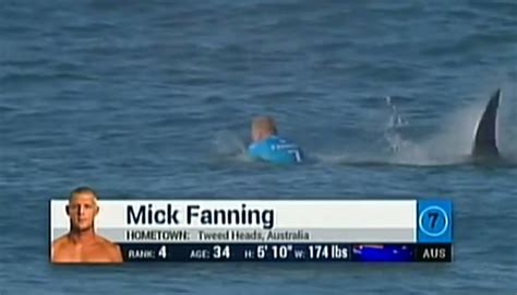 Pro Surfer Mick Fanning Gets Attacked By Shark Live On Camera At Surf