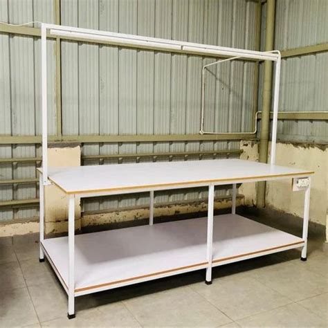 Steel And Wooden Garment Checking Table 1 Year White At ₹ 8500piece In