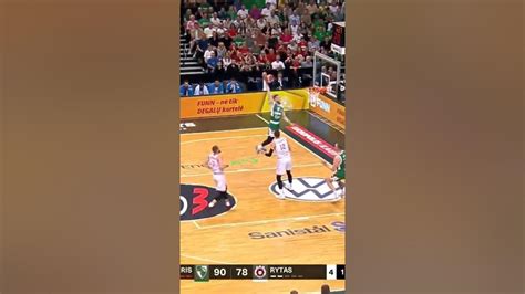 Dunk Zalgiris Krepsinis Youtube