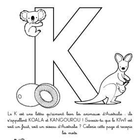 Coloriage à imprimer Alphabet Lettre K Ampersand Tour Homeschool Symbols Lounges Free
