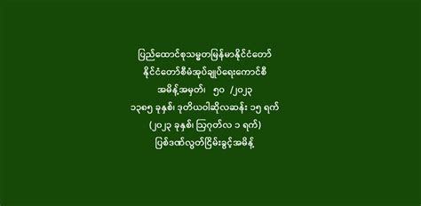 ပင်လောင်းမြို့နယ်အတွင်း ယာယီနေရပ်စွန့်ခွာသူများ နေထိုင်သည့် နေရာအား လုံခြုံရေး တပ်ဖွဲ့ဝင်များန