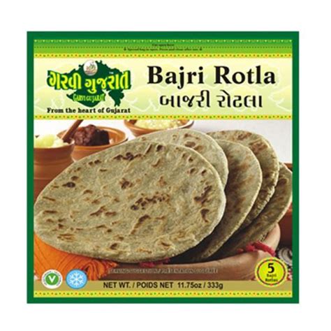 Garvi Gujrat Bajri Rotla 335g Frozen Eat Fresh Online
