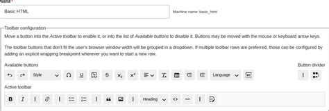 6 16 configuring text formats and editors drupal 8 drupal 9 and