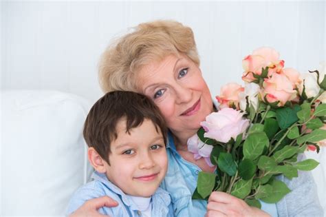 Nonna E Nipote Foto Premium