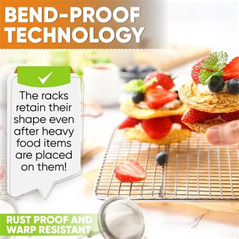 Oven Safe Heavy Duty Stainless Steel Baking Rack And Cooling Rack 10 X