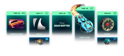 Rocket League Rocket Pass Temporada 1 Tier 16 20 Codigoesports