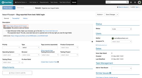 Clickup Integration Practitest
