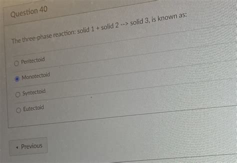 Solved The Three Phase Reaction Solid 1 Solid 2→ Solid 3