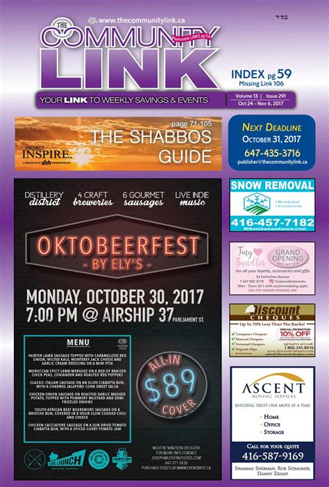 Issue 291 October 24 November 6 By The Community Link Issuu