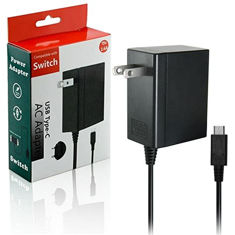 Nintendo Switch Game Console Charger Cable Ac Adapter For Handheld Mode