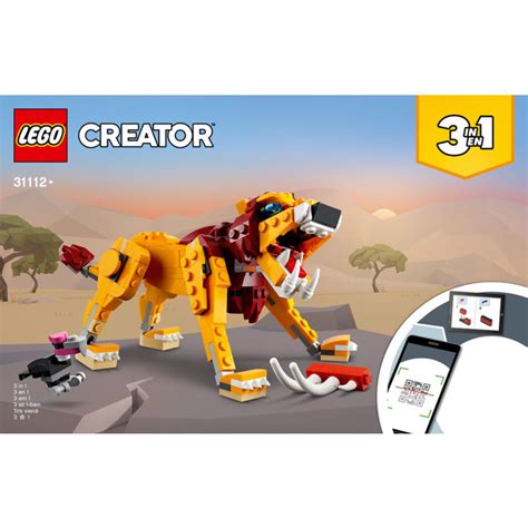 Lego Wild Lion Set 31112 Instructions Brick Owl Lego Marketplace