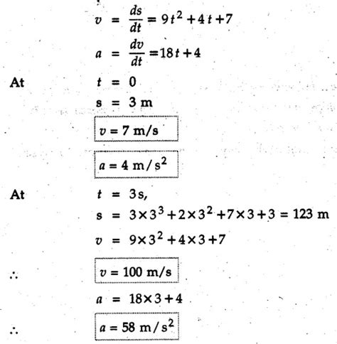 Kinematics Rectilinear Motion With Solved Example Problems