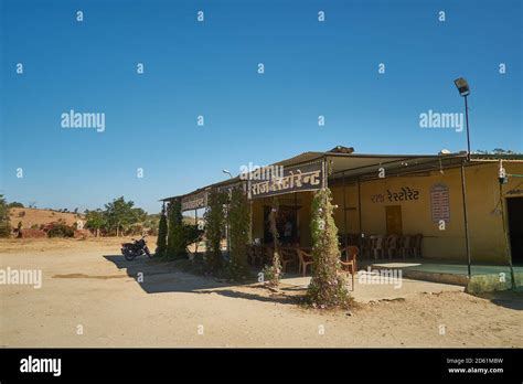 A Typical Highway Dhaba Or Restaurant On The Roads Of Gujarat India