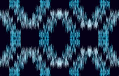 패브릭 Ikat 원활한 패턴 기하학적 민족 전통 자수 스타일 배경 카펫 매트 사롱 의류 벡터 일러스트레이션을 위한 디자인 0명에 대한 스톡 벡터 아트 및 기타 이미지