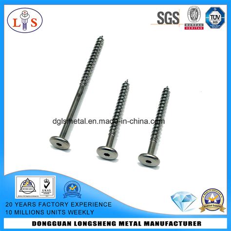 Flat Head Hexagonal Socket Self Tapping Screws Hand Tool And Fastener