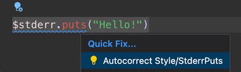 Ruby In Visual Studio Code
