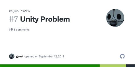 unity problem · issue 7 · keijiro pix2pix · github