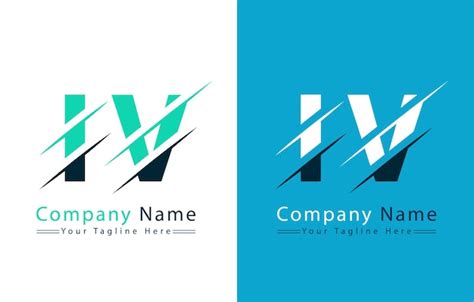 Premium Vector Iv Letter Logo Vector Design Concept Elements