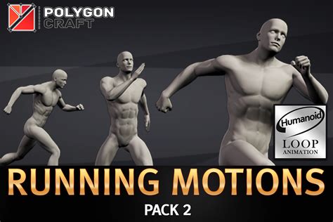 running motions pack 2 3d 애니메이션 unity asset store