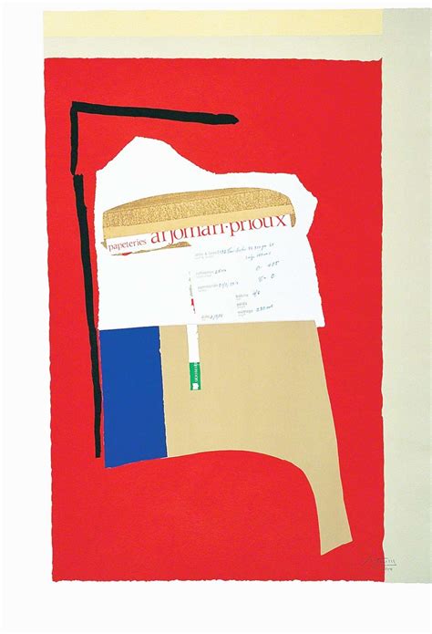 Robert Motherwell America La France Variations I Signed Print 1984