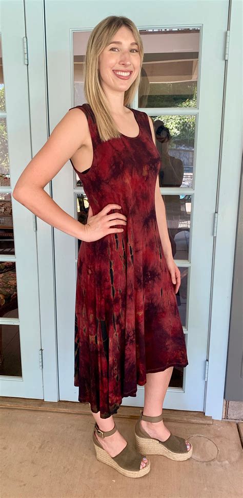 Plus Size Tank Dress Tie Dye Dress Plus Sizes Tie Dye Tank Etsy
