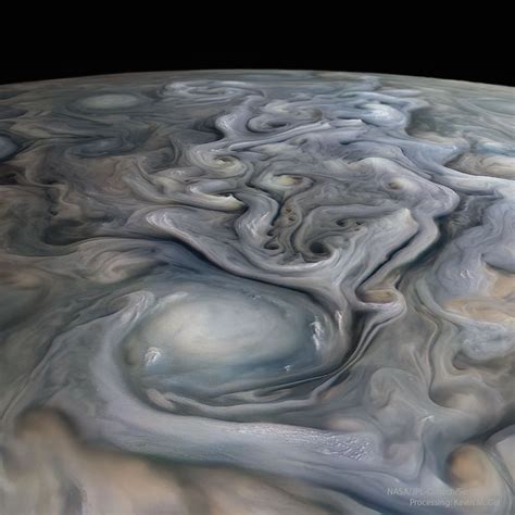 朱诺号影像：木星的漩涡云 Nasa中文