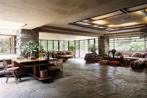 Fallingwater Frank Lloyd Wright Interior Fallingwater Wikiwand