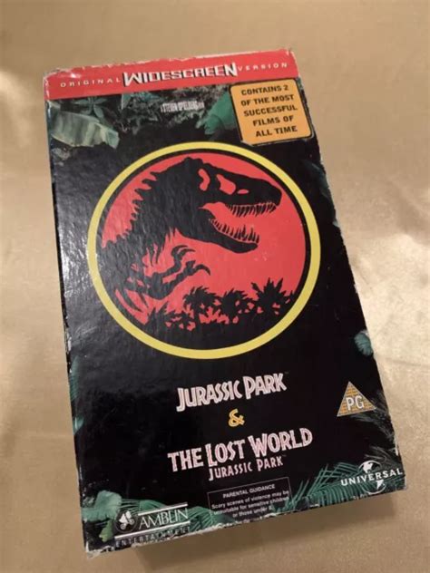 JURASSIC PARK The Lost World Vhs Video Boxset Widescreen Versionen