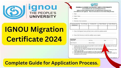 Ignou Migration Certificate 2024 A Complete Guide To Application And