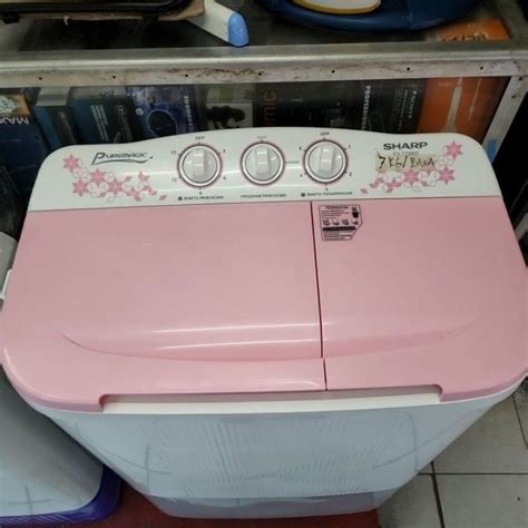 Jual MESIN CUCI 2 TABUNG SHARP 7KG 7 KG EST70MW EST 70 MW EST 70 MW LOW