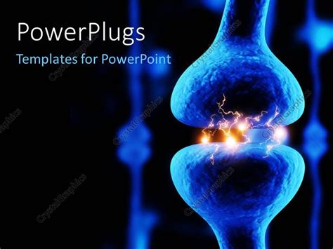Powerpoint Template Actively Firing Synapses On Black Background 1341