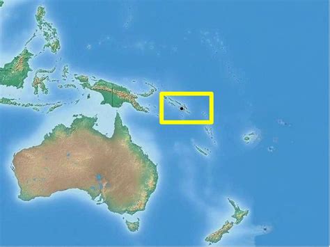 ソロモン諸島 世界ワクワク国名マップ