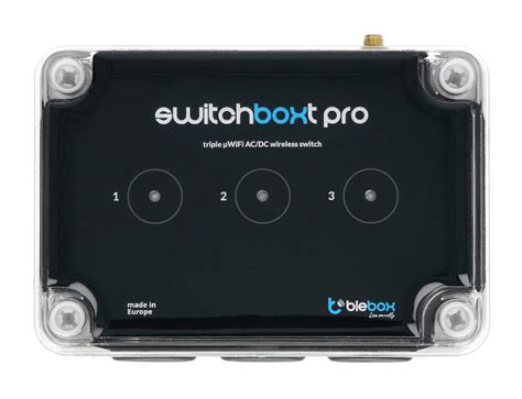 Blebox Switchboxt Pro X Potential Free V Wifi Relay Android Ios App Botland Robotic Shop