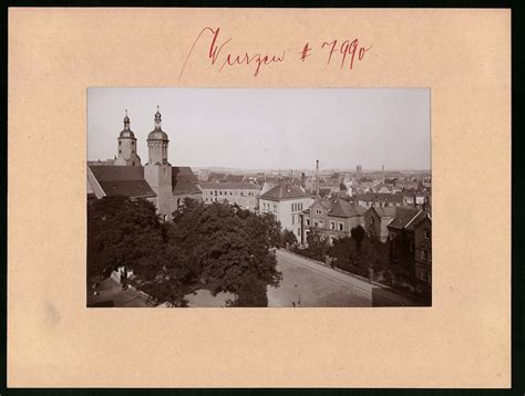 Fotografie Brück Sohn Meissen Ansicht Wurzen Blick über den Domplatz Fotografie Bartko Reher
