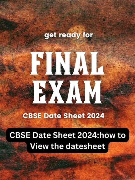 Cbse Class 10 And 12 Exam Date Sheet 2024 Releasing Soon Check Out