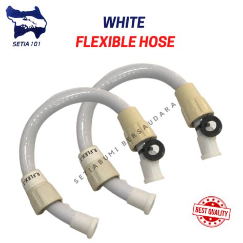 FLEXIBLE PVC WATER HOSE WHITE FLEXIBLE HOSE FLEXIBLE HOSE Lazada