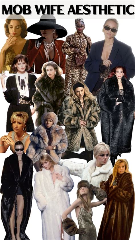 Mob Wife Aesthetic In 2024 Wife Style Mob Wives Mobster Wife Aesthetic