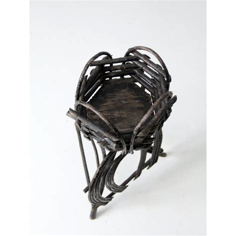 Antique Adirondack Twig Planter Table Chairish