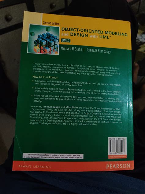 Object Oriented Modeling And Design With Uml 2e Rumbaugh Blaha Books