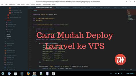 Cara Mudah Deploy Laravel Ke Vps Daeng Web