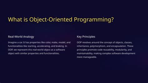 Object Oriented Programming In Pythonpptx