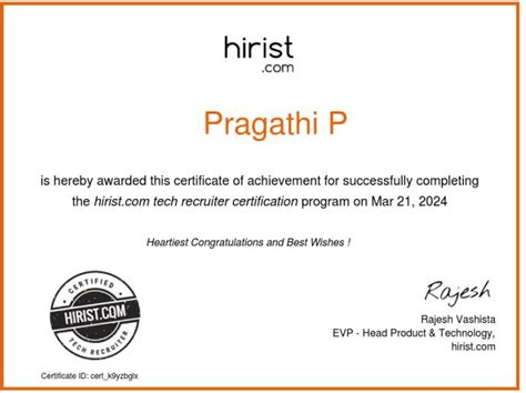 Pragathi Prakalathan On Linkedin Recruiter Techrecruiter Tech