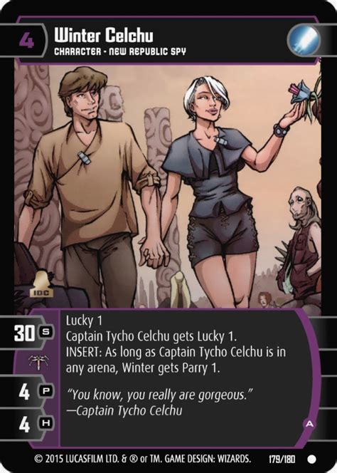 Winter Celchu A Card Star Wars Trading Card Game