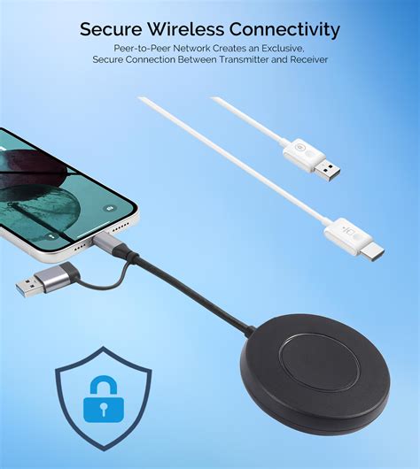 Wireless Display Extender 1080p60 50m Seamless Casting And Plug And Play Design For All Devices