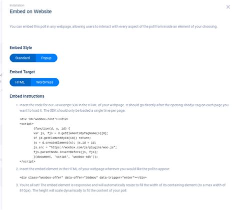 Poll Setup Guide Woobox Help