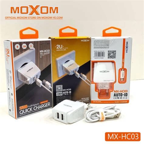 Moxom Quick Charger 2 4a Dual Usb Auto Id Mx Hc03 In 2 1a 2 4a Chargers Bravo Mobile
