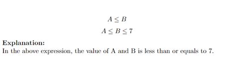 How To Write A Less Than Or Equal To Symbol In LaTeX